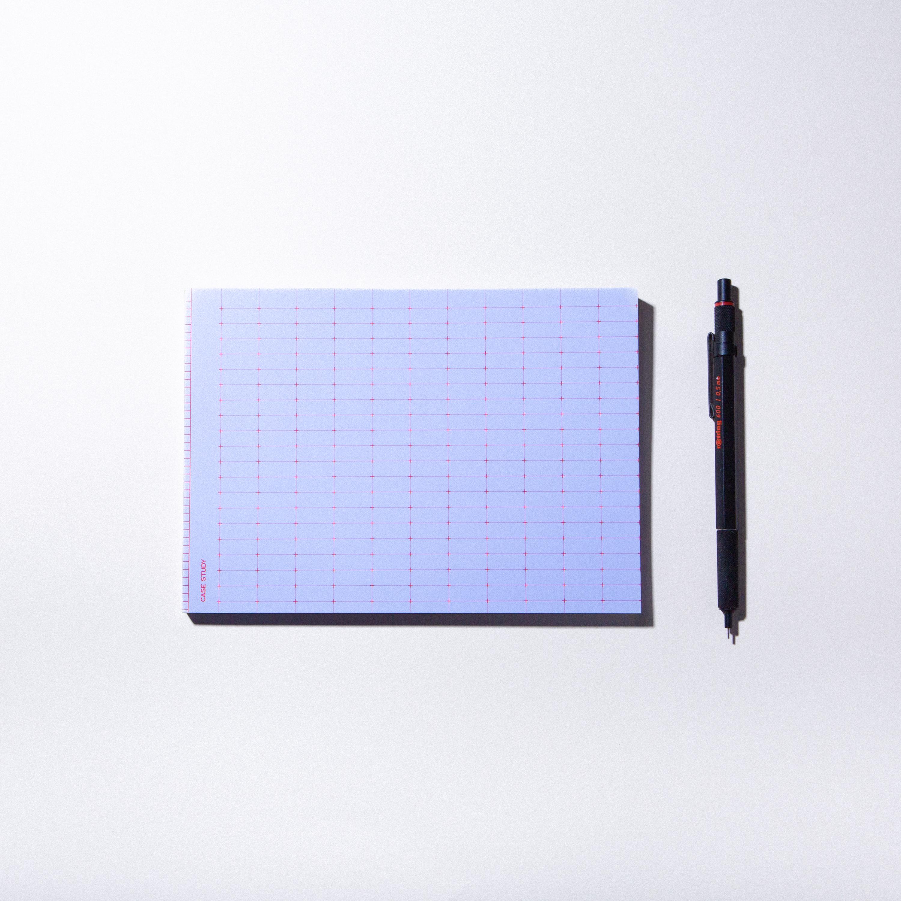 Geo Dot Grid Notepad: 5x7 Desk Notepad - Etsy