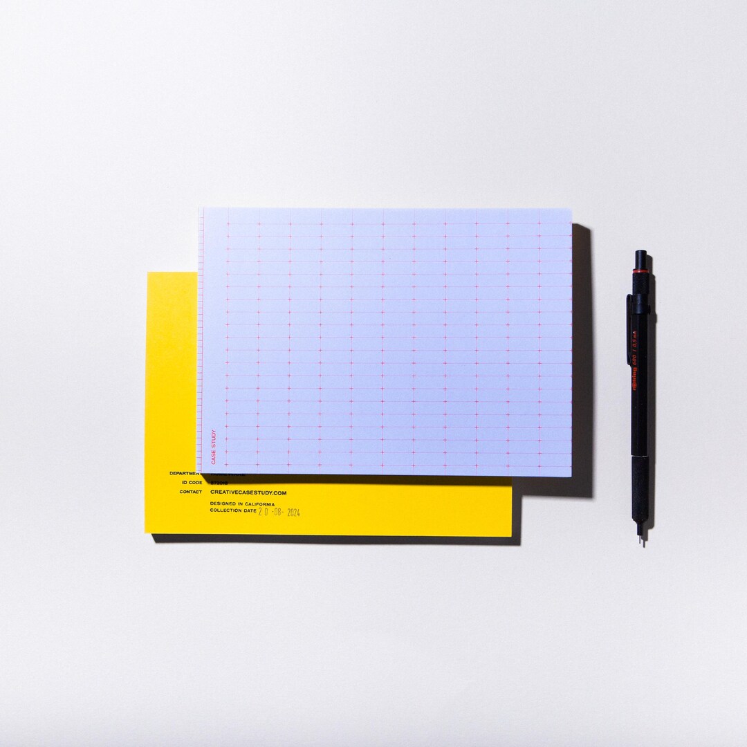 Geo Notepad / Checklist Notepad / Desk Notepad / Gridded Notepad / Dot ...