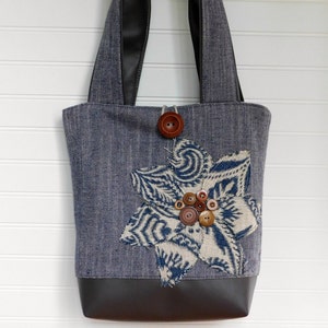 Blue Handbag for Women, Navy Handbag, Blue Tote Bag for Work Bag for ...