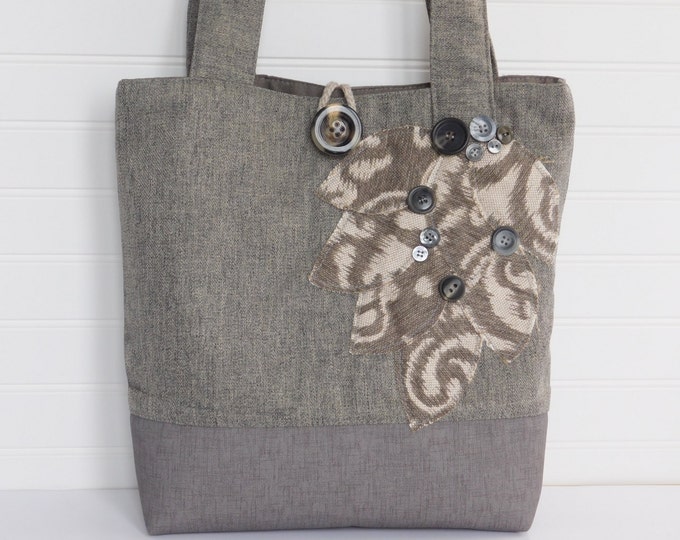 Grey Handbag for Women, Grey Purse, Grey Tote Bag, Shoulder Bag for ...
