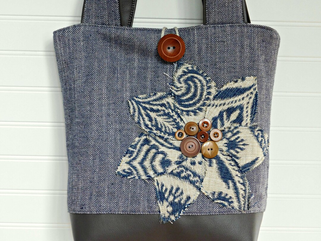 Blue Handbag for Women, Navy Handbag, Blue Tote Bag for Work Bag for ...