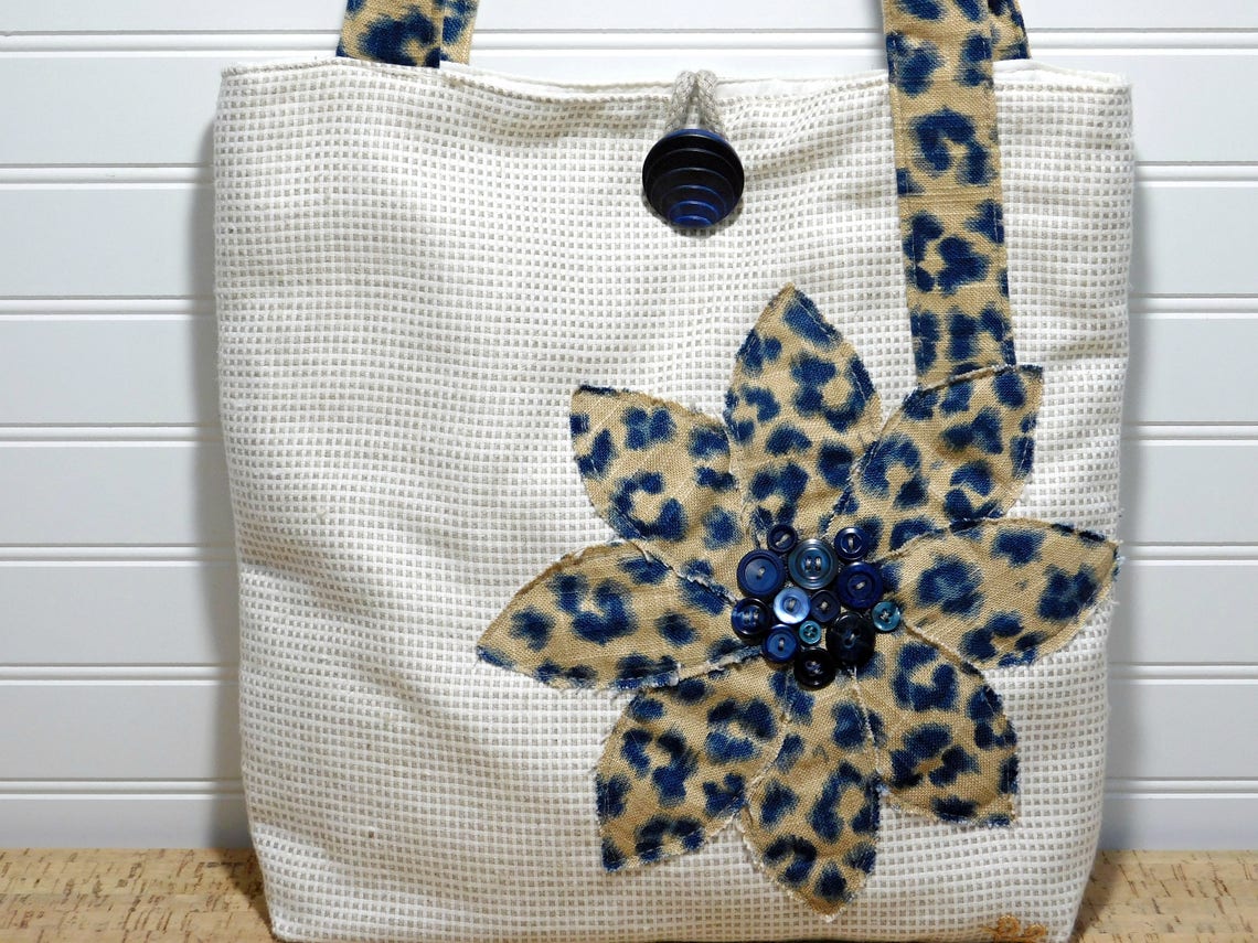 Tote Bag for Women Leopard Print Bag Handmade Tote Tablet - Etsy