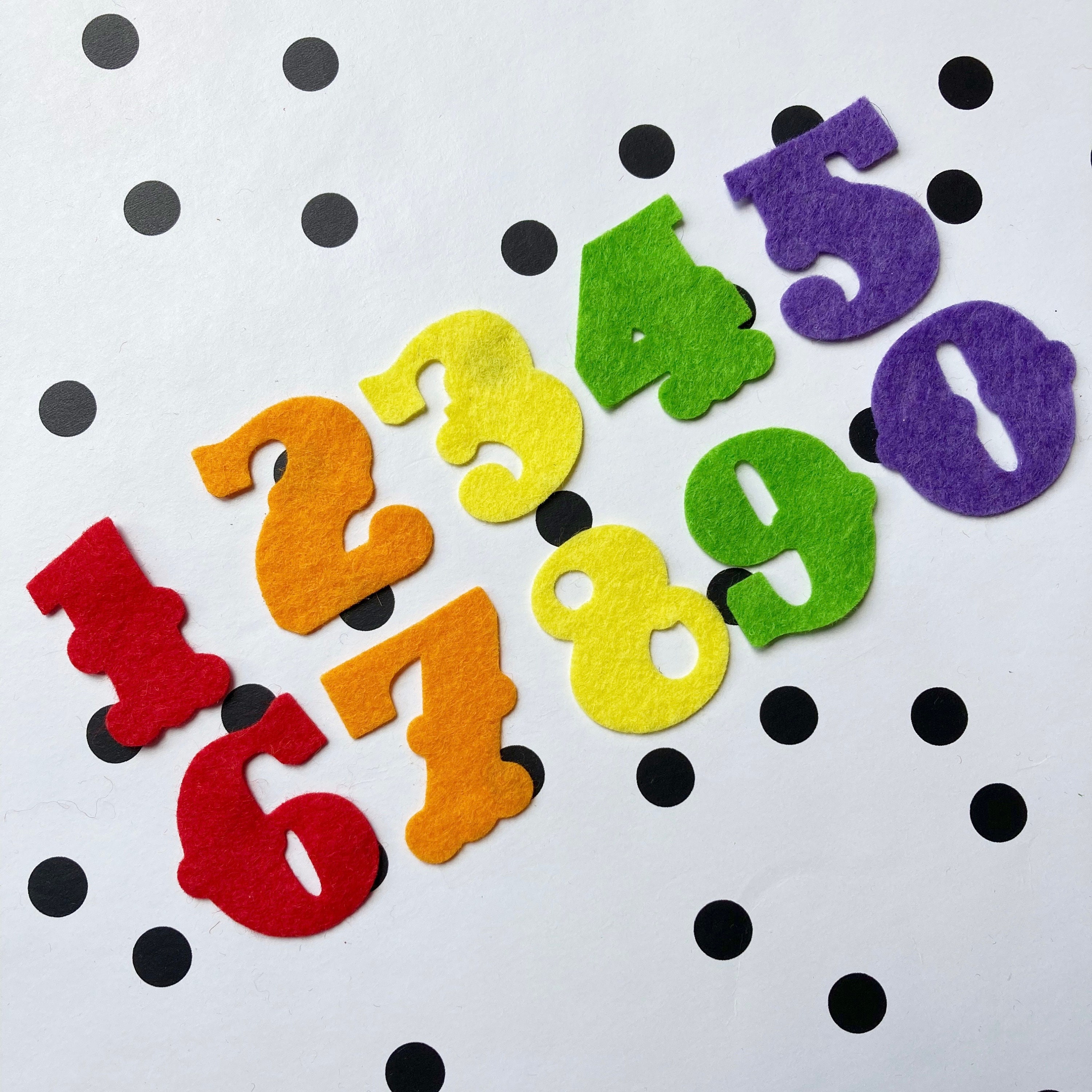 Felt Alphabet and Numbers, Circus Font Capital Letters, Die Cut for ...