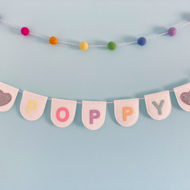 Pastel Bunting - Etsy