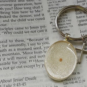 Mustard Seed Keychain Faith Key Ring Christian Faith Of | Etsy
