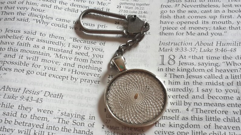 Mustard Seed Keychain Christian Key Rings Faith of A | Etsy