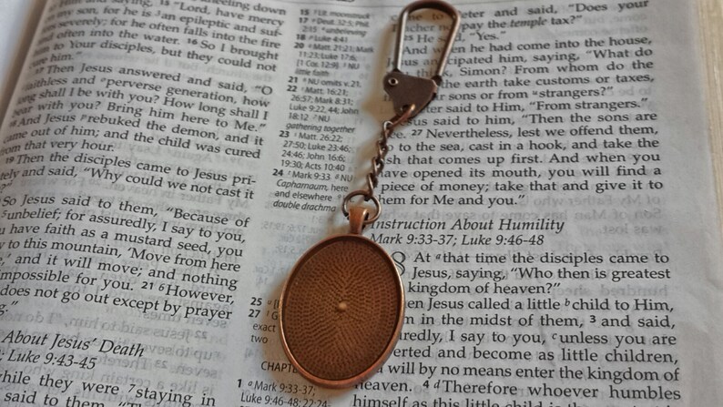 Mustard Seed Keychain Christian Key Rings Faith of A - Etsy