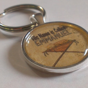 Baby Jesus Keychain - His Name is Emanuel Keychain - Christian Keychain ...