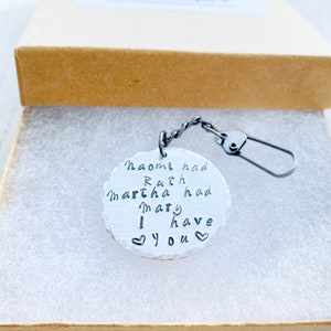Sister in Christ Keychain, Naomi Had Ruth Keychain, I Have You, Sisters ...