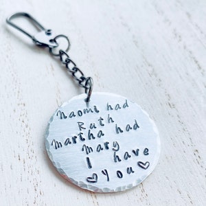 Sister in Christ Keychain, Naomi Had Ruth Keychain, I Have You, Sisters ...
