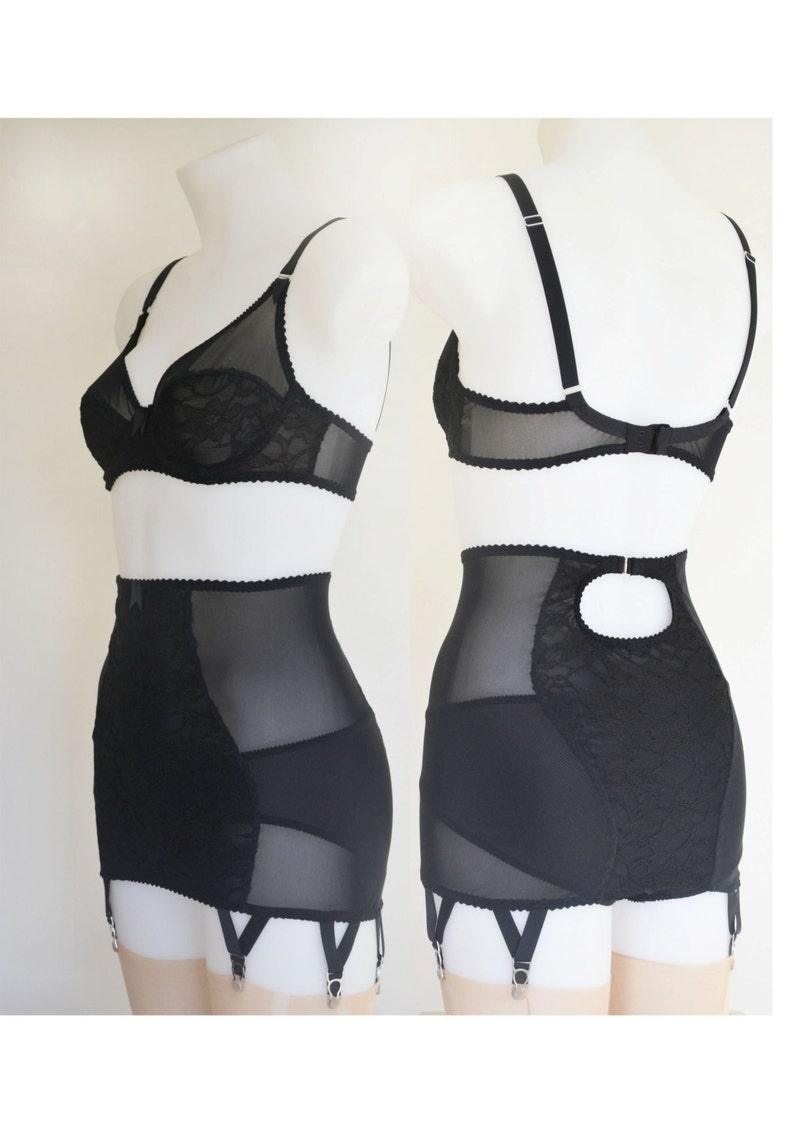 Longline Girdle Open Bottom Roll On Vintage And Retro Style Etsy