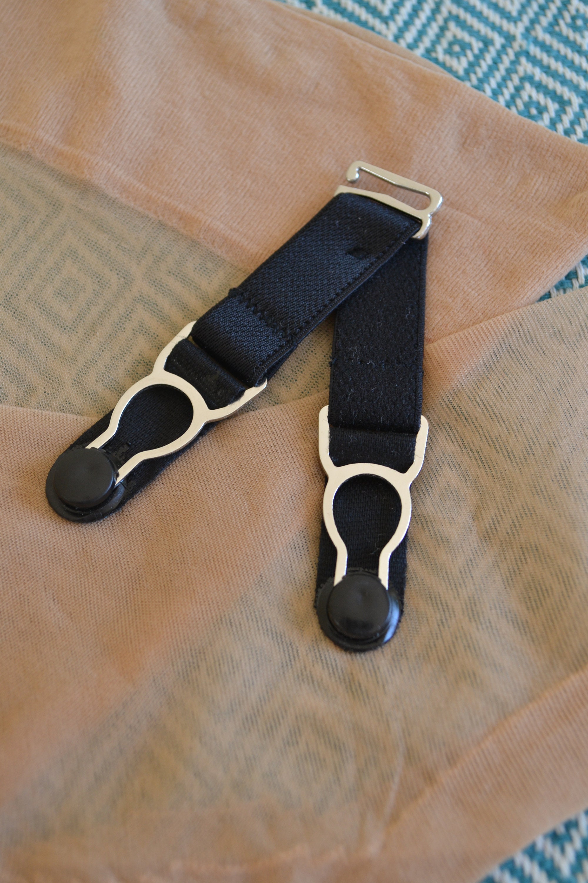 Short V-strap Double Clip Steel Suspender Straps Premium | Etsy