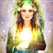 Gaea - the Divine Mother - 8x10 Signed Metallic Print Earth Goddess Art ...