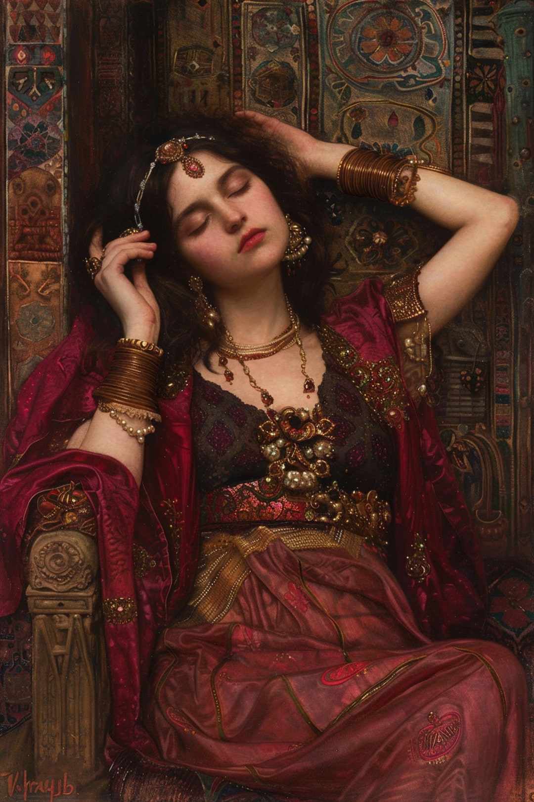 Jezebel - 4X6 Matted Altar Art Print - Etsy