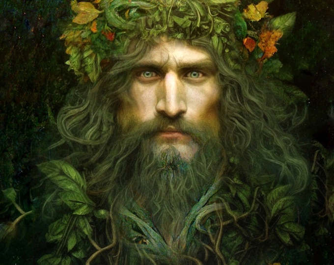 The Green Man 24x36 Limited Edition Fine Art Poster - Etsy