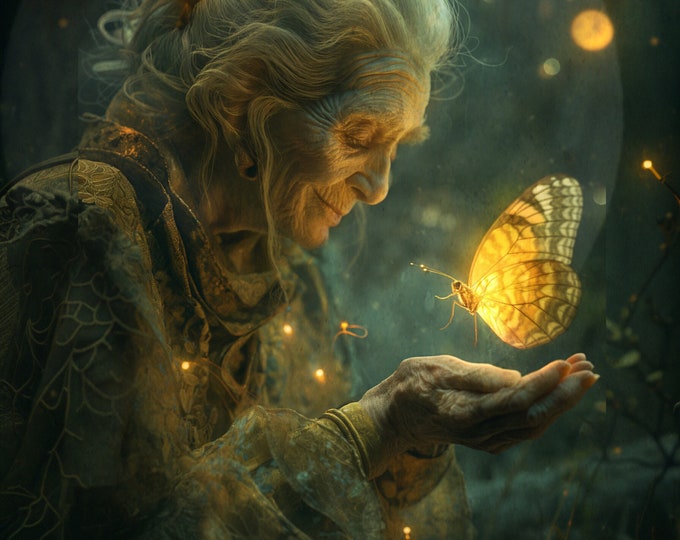 Alchemy of the Crone Signed and Matted 8X10 Gallery Art Print - Etsy