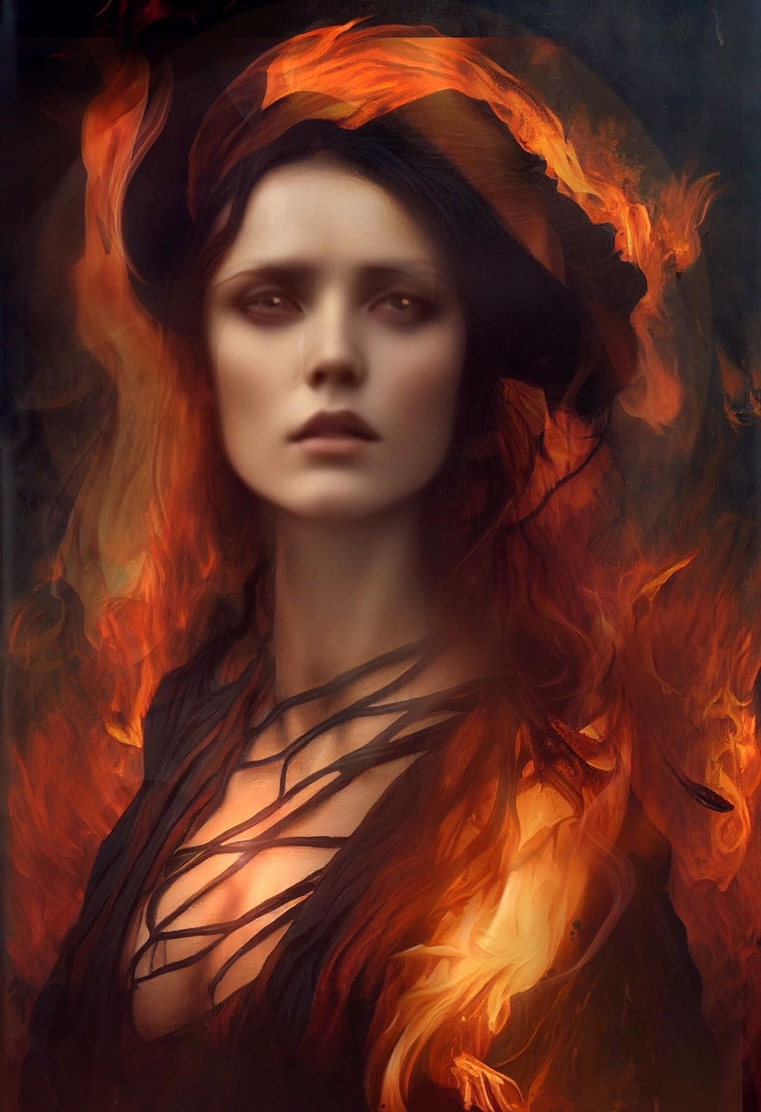 Special Edition Phoenix Rising (burning Woman II) - 8x10 Signed and ...