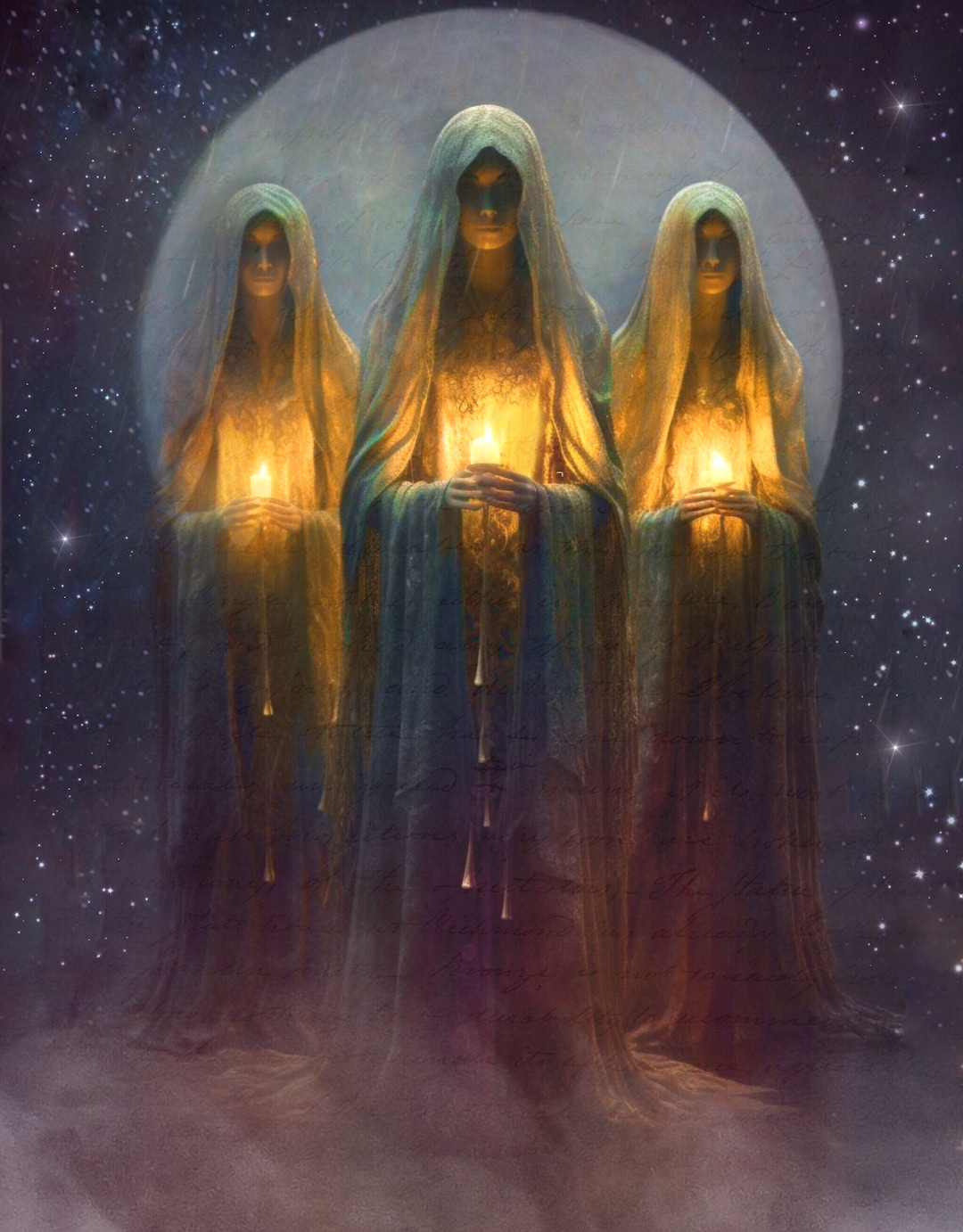 The Sisters of Avalon - 4X6 Matted Altar Art Print - Etsy