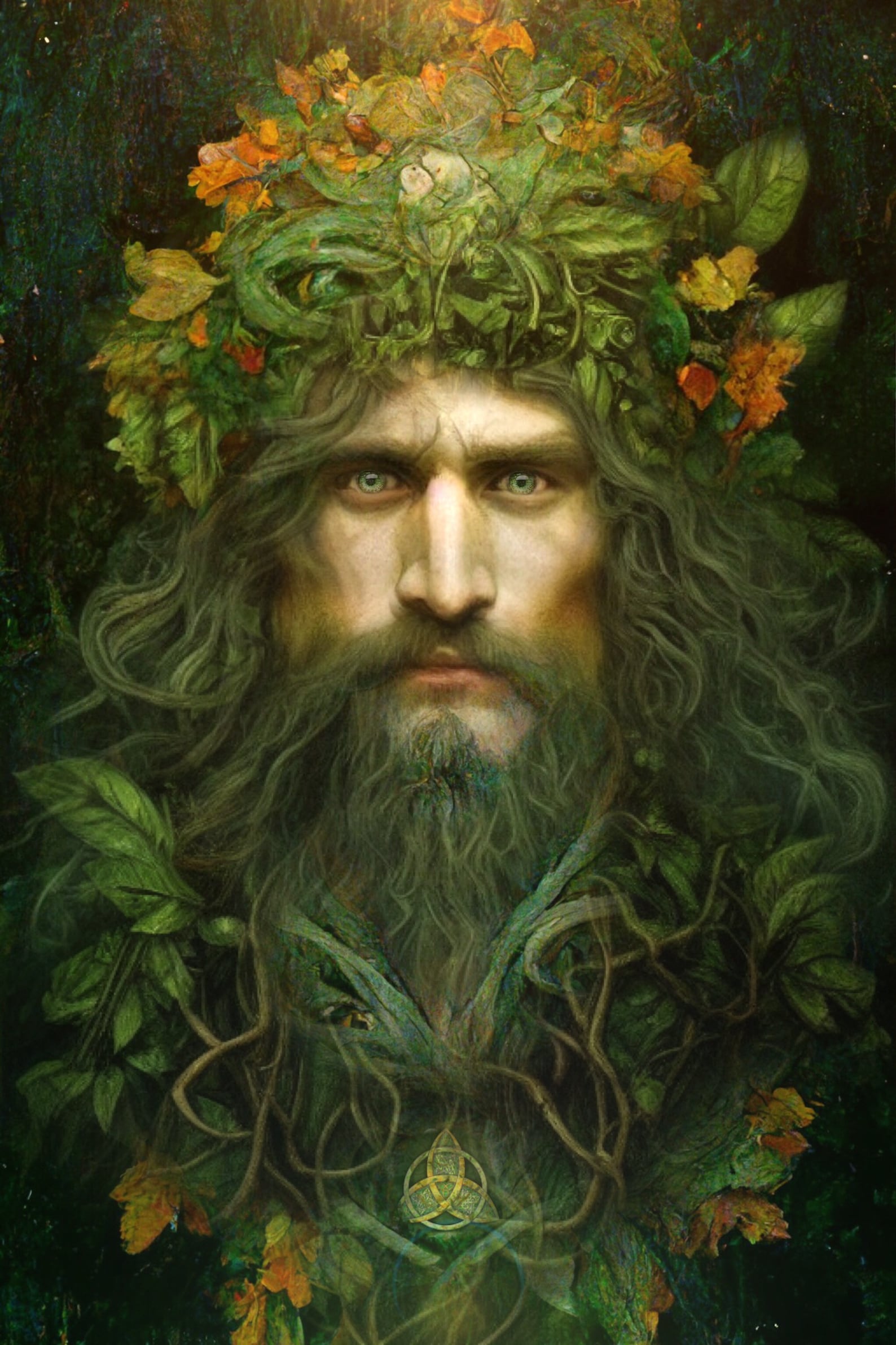 NEW: the Green Man - 11X17 Fine Art Poster Print - Etsy