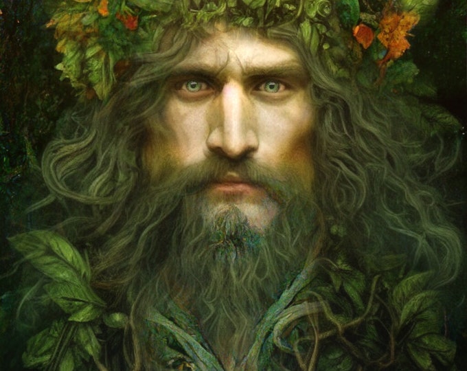 NEW: the Green Man 11X17 Fine Art Poster Print - Etsy