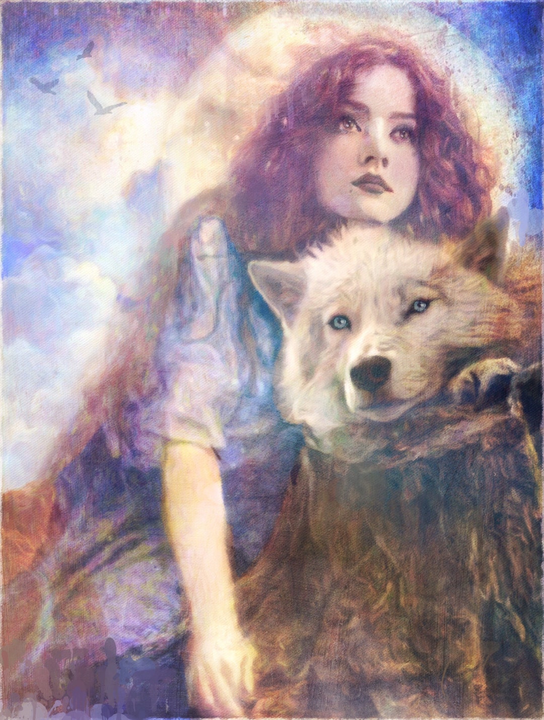 The Wolf Woman - 11X17 Fine Art Poster Print - Etsy