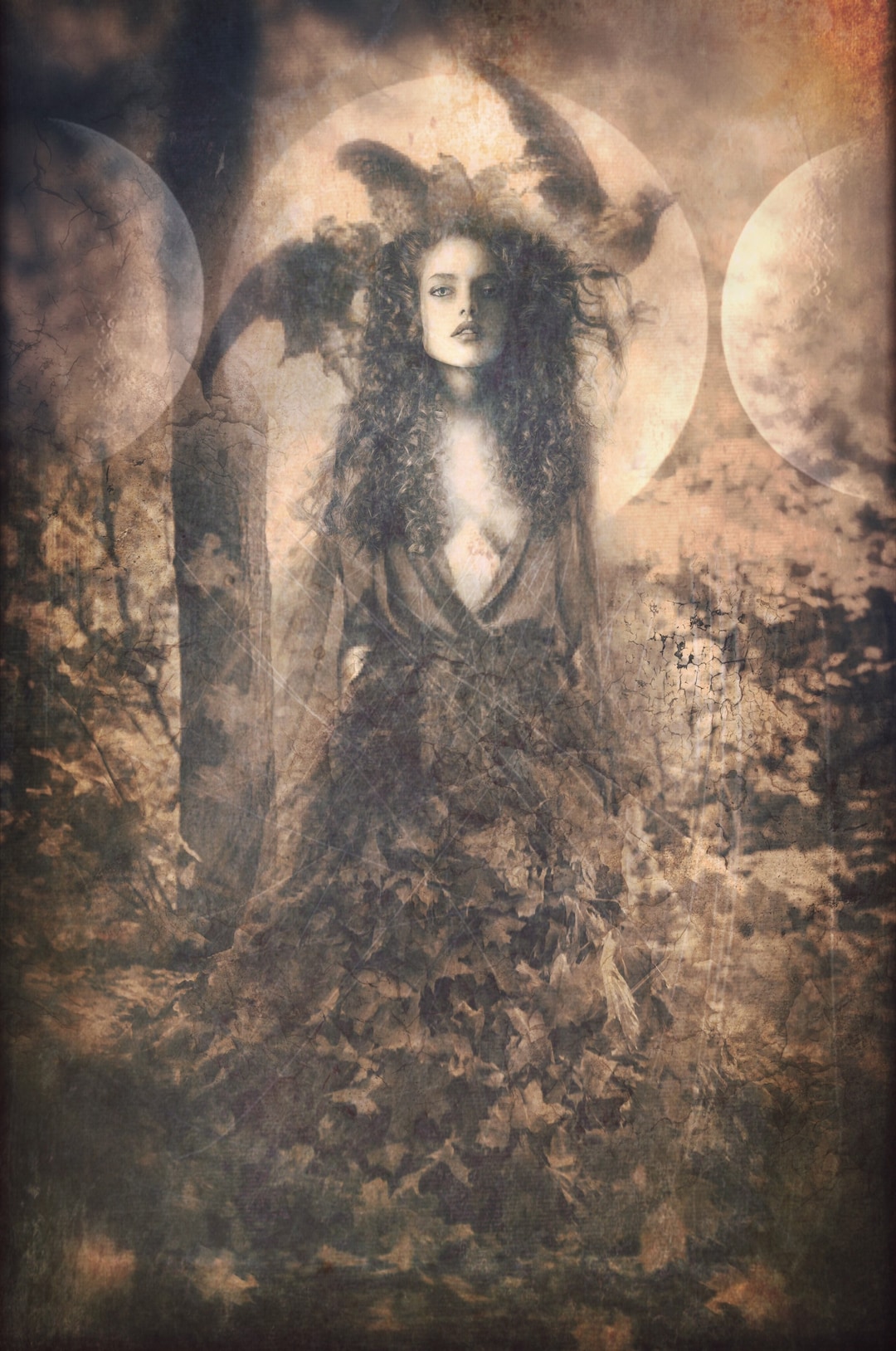 The Morrigan 2020 - 4X6 Matted Altar Art Print - Mini Art - Etsy