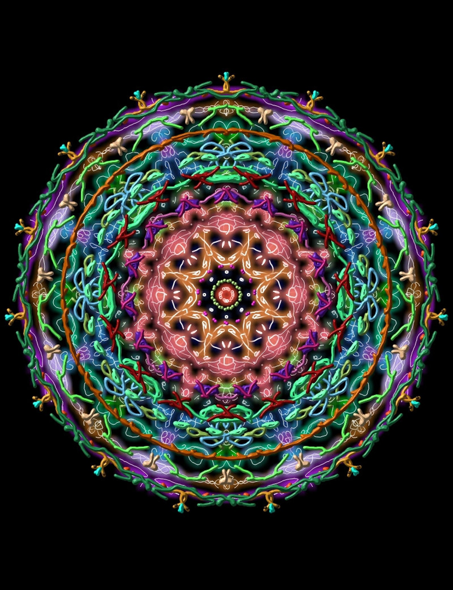 Custom Soul Mandalas with Numerology Report | Etsy