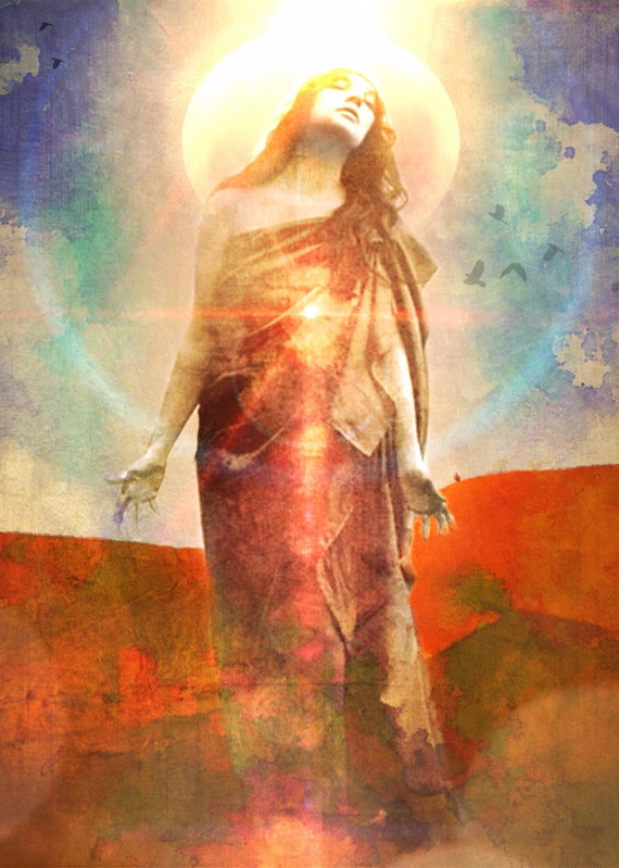 Surrender 4X6 Matted Altar Art Print Mini Art - Etsy