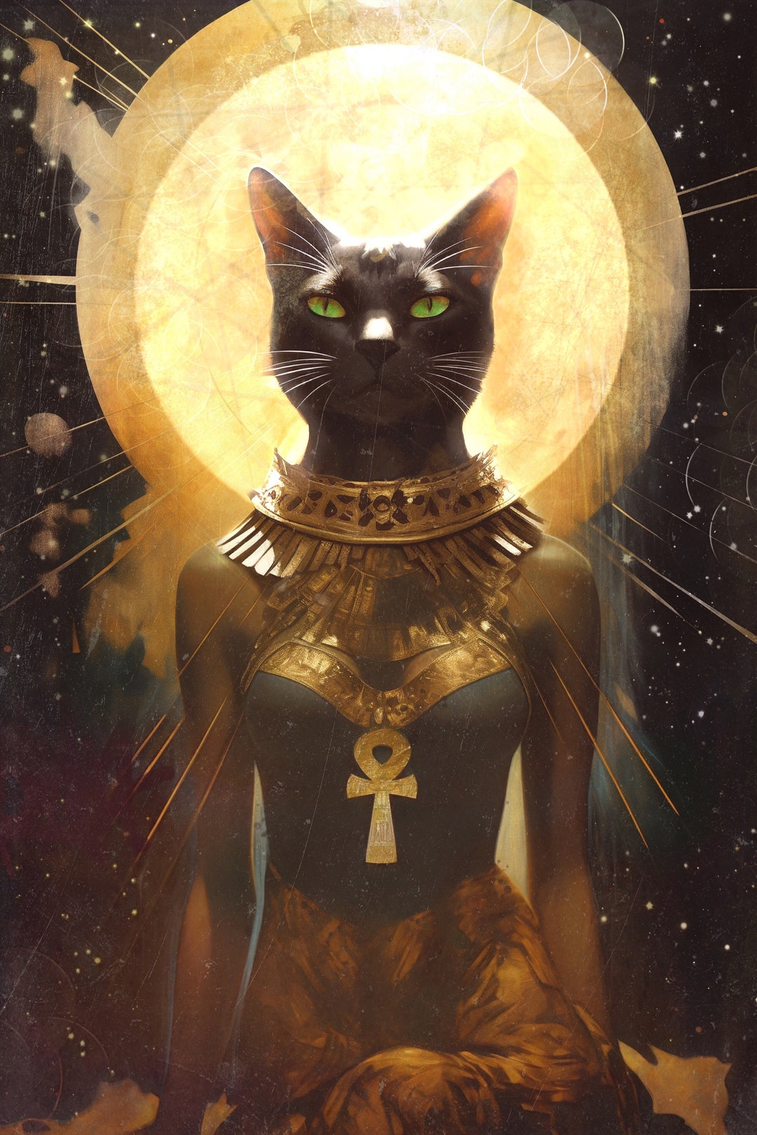Bastet, Goddess of the Home and Women’s Secrets - 4X6 Mini Altar Art ...