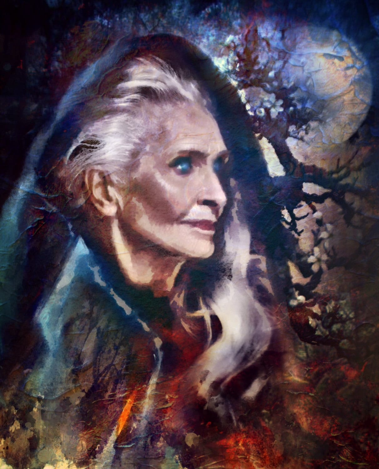 Crone art Woman of the Bones 8X10 Matted and | Etsy