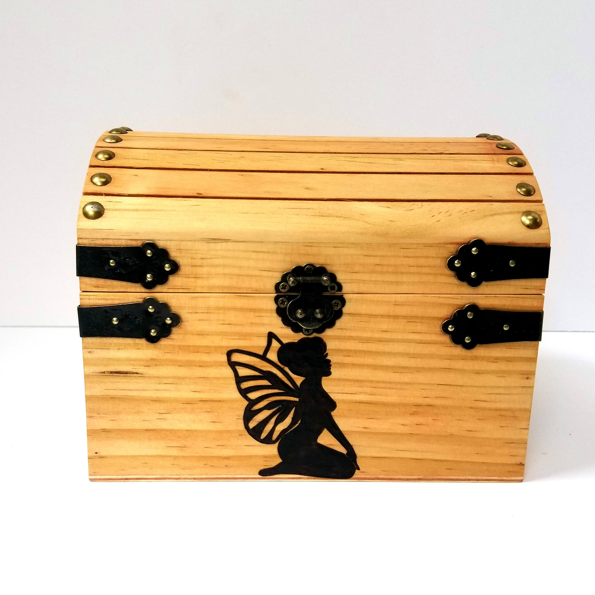 Small Fairy Muse Box / Keepsake Box / Personalized Pyrography - Etsy