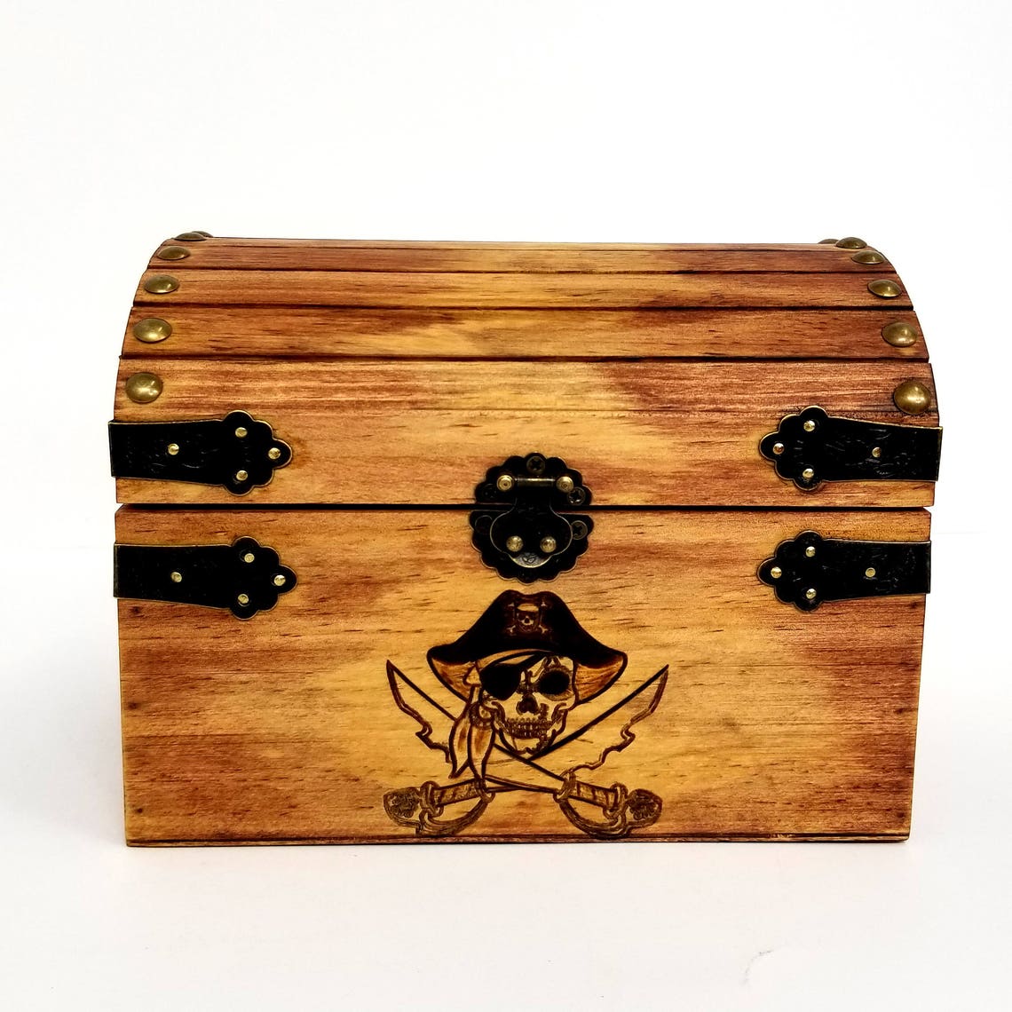 Small Treasure Chest / Personalized Pyrography Treasure Chest | Etsy