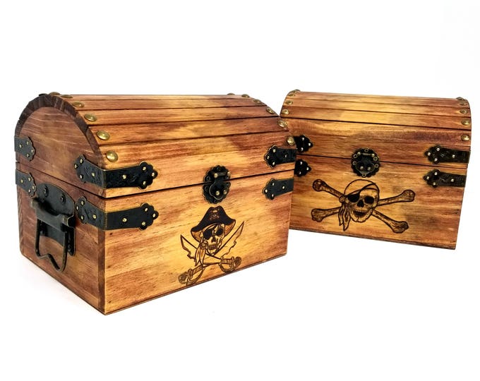 Small Treasure Chest / Personalized Pyrography Treasure Chest | Etsy