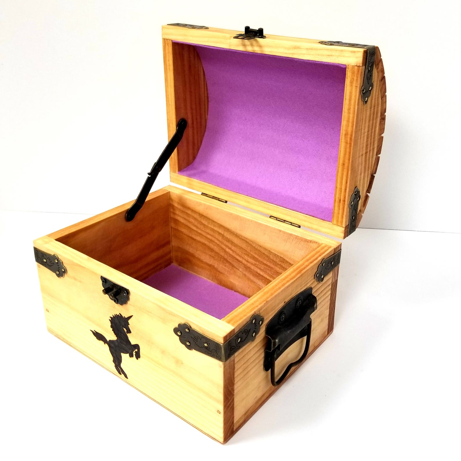 Personalized Unicorn Keepsake Box: Wood Burned Pyrography Chest - Etsy