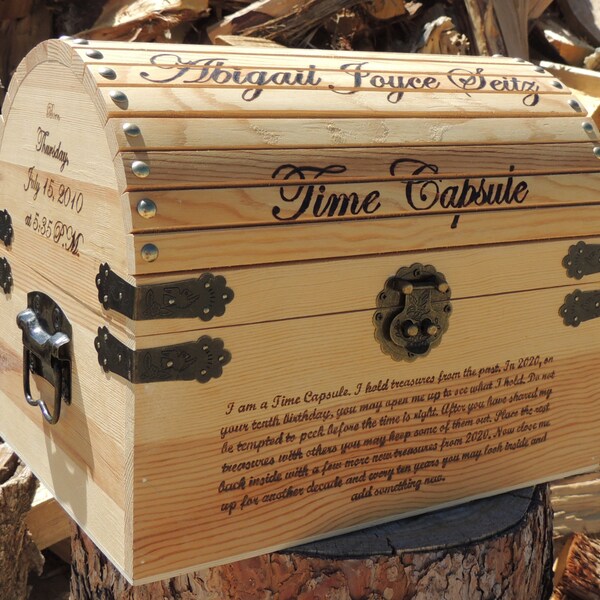 1st Birthday Time Capsule Box - Etsy