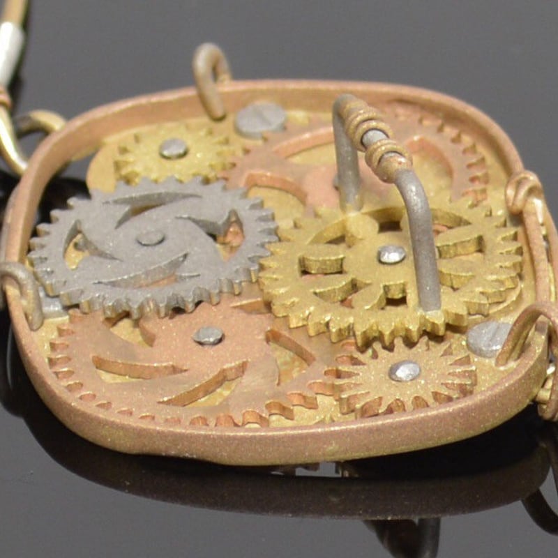 Gear Necklace - Etsy