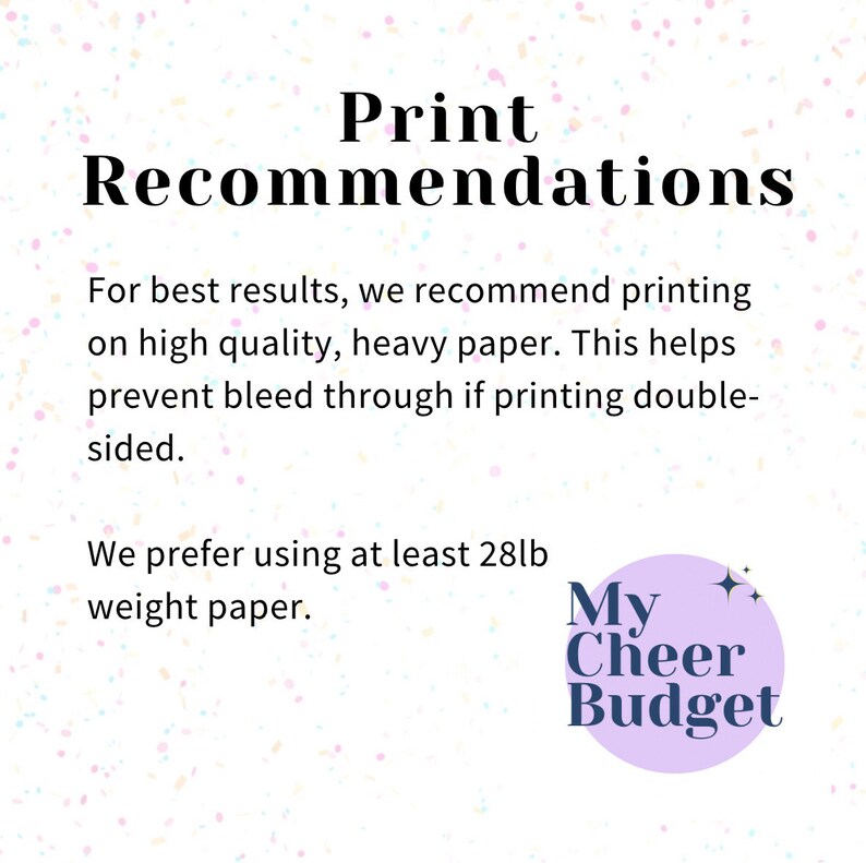 Packing List for Cheer Competition | Printable Planner Insert | Digital ...