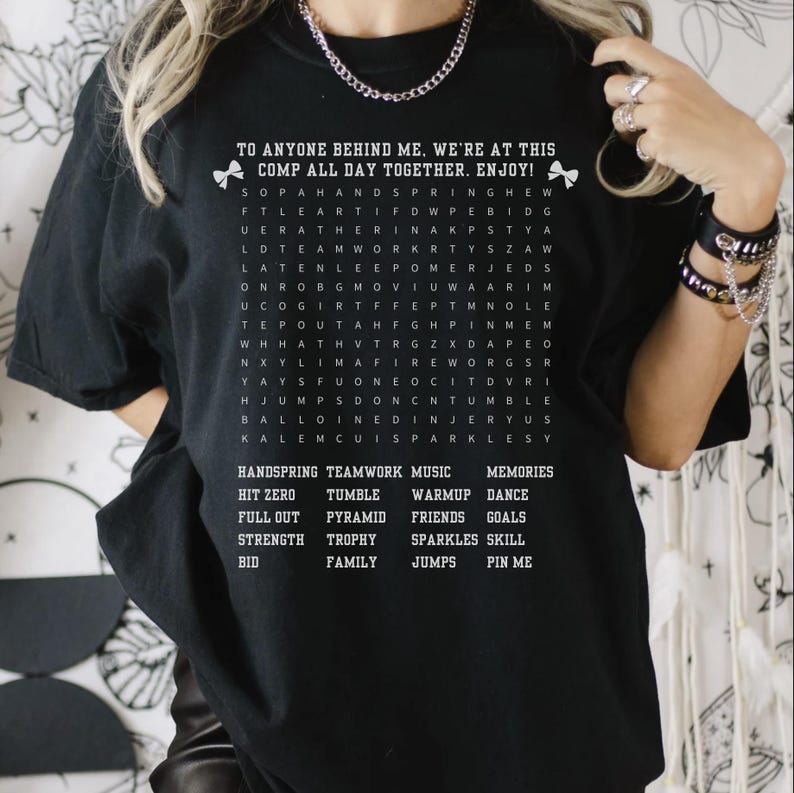 Cheerleading Word Search SVG Bundle: All Star Cheer Gift (digital ...