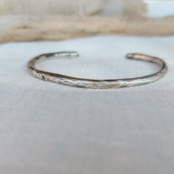 Solid Silver Cuff - Etsy