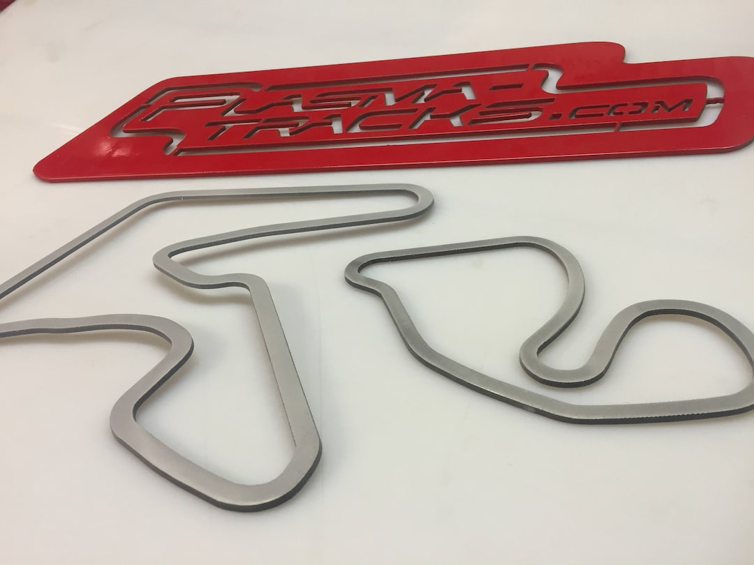 Race Track Wall Art. 4 to 12 Inch. North American Road Racing Circuits ...