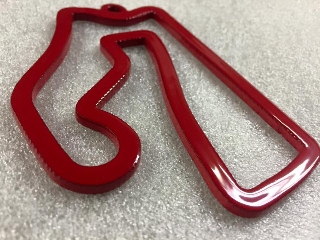 Race Track Ornaments. North American Road Racing Circuits - Etsy