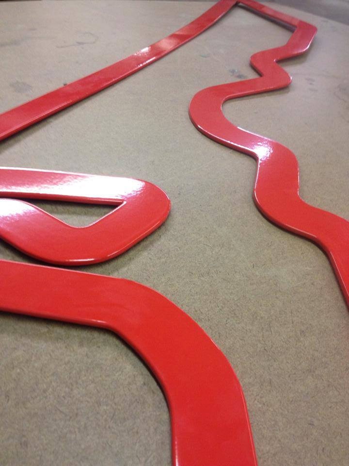 Formula One Race Track Wall Art. 13 to 24 Your Favorite - Etsy