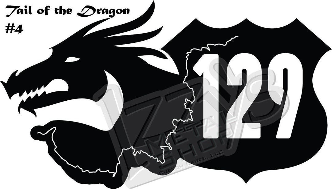 24 Inch Tail of the Dragon at Deals Gap. US 129 - Etsy