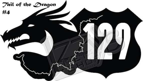 24 Inch Tail of the Dragon at Deals Gap. US 129 - Etsy