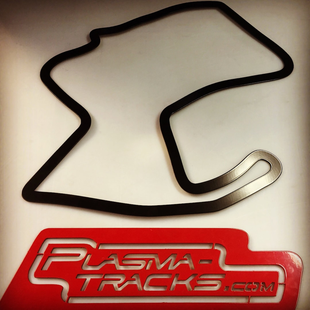 Race Track Wall Art. 25 to 36 Inch. North American Road Racing Circuits ...