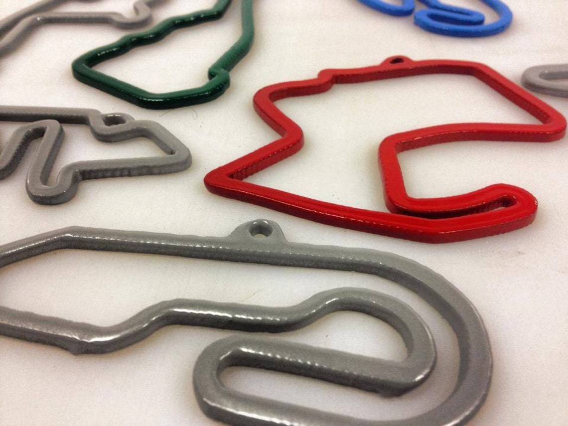 Race Track Ornaments. North American Road Racing Circuits - Etsy