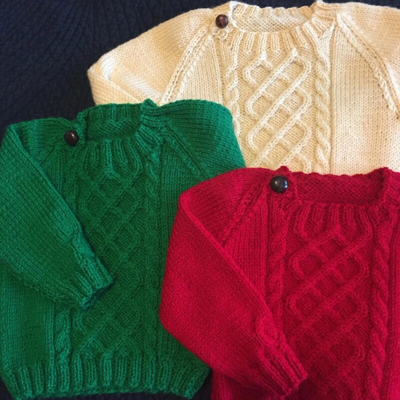 Irish Wool Kids Sweater - Etsy