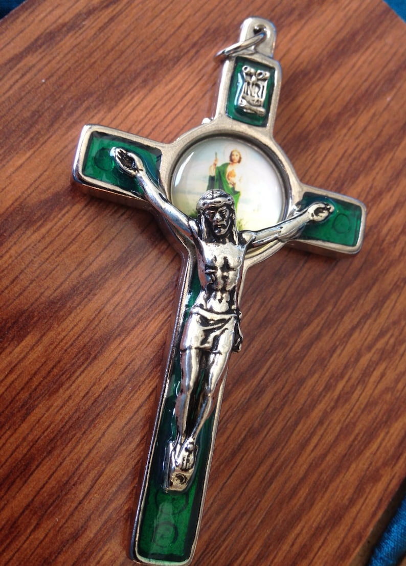 St Jude Hand Made Crucifix / Cruz De San Judas Hecha a Mano - Etsy