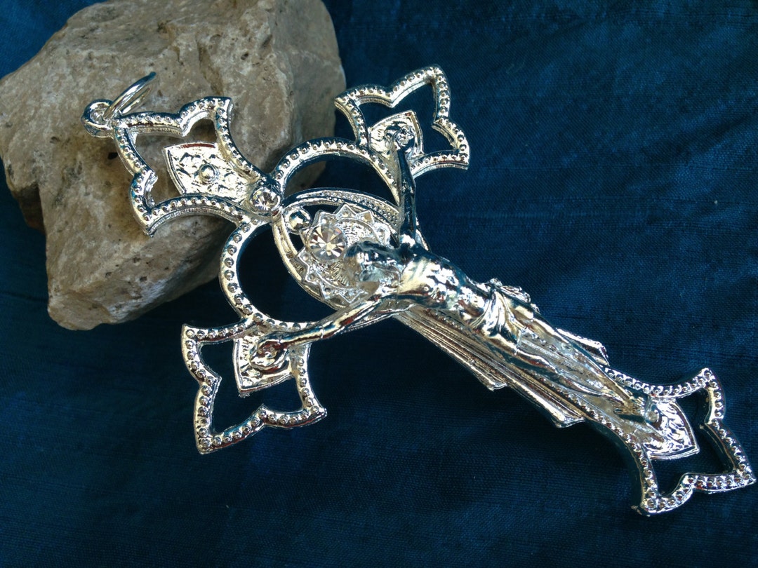 Cross Decorated With Swarovski Crystal and Rhinestone/ Man /woman Gift ...