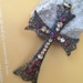 Rhinestone Embellished Cross / Antique Gold Tone / Cross Pendant/ Cruz ...
